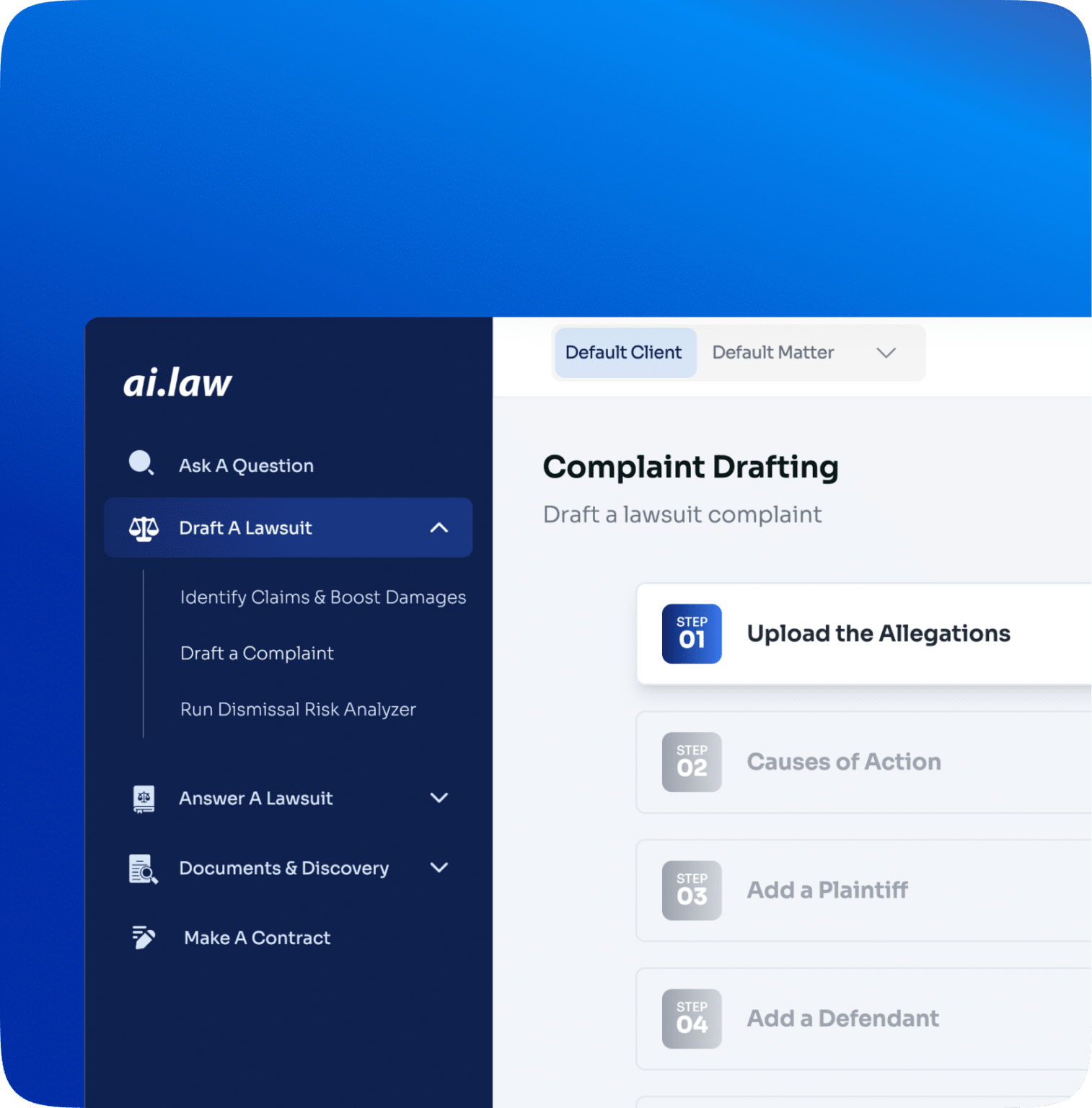 Complaint Drafting Using AI