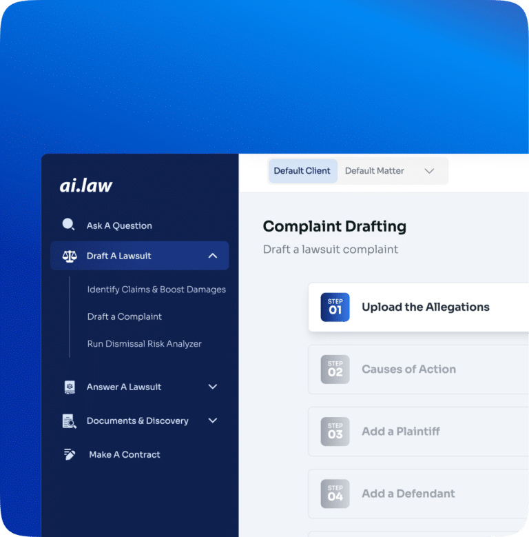 Complaint Drafting Using AI