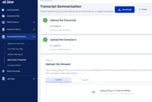 AI technology that reduces the cost of litigation for companies - ai.law
