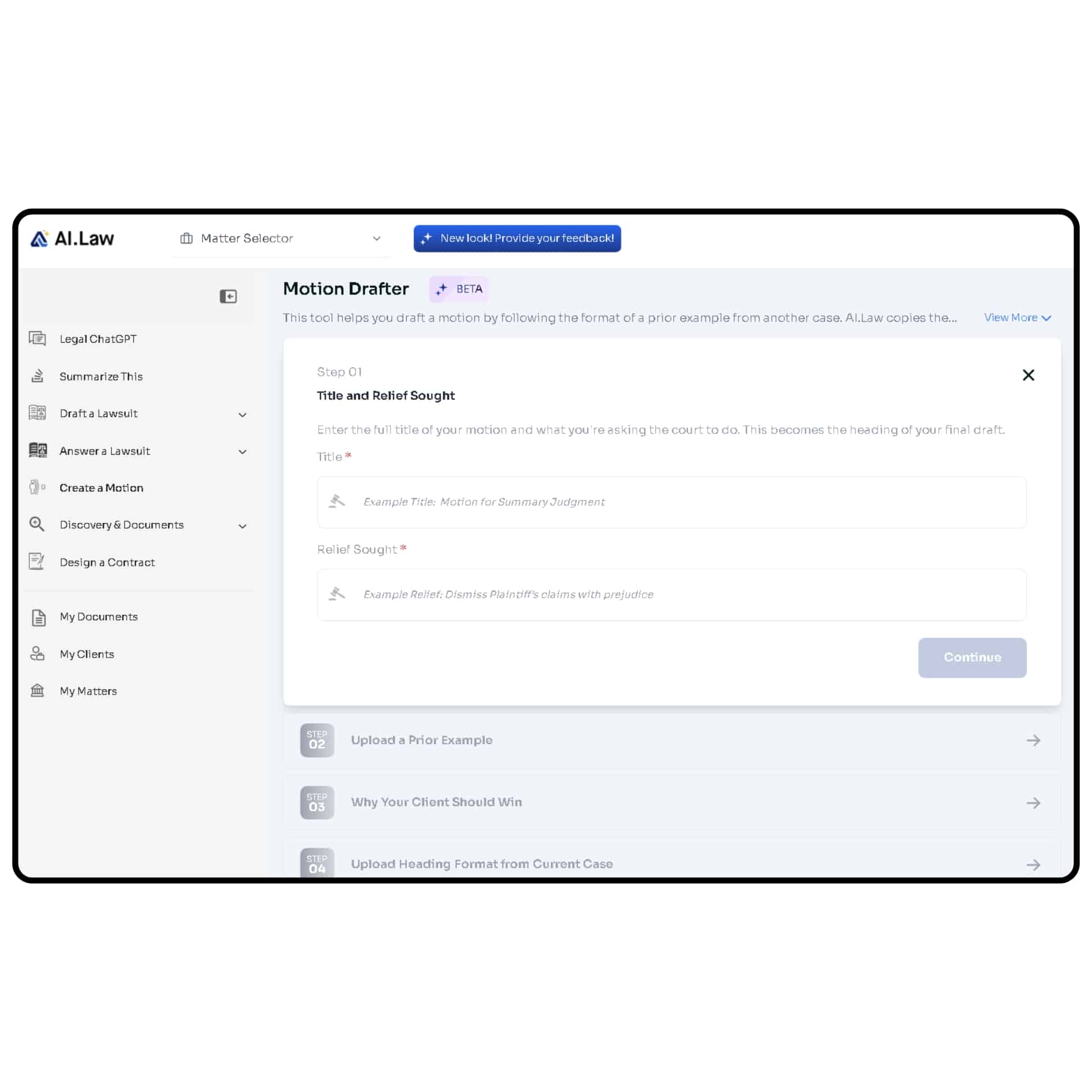 Motion Drafting: Create Court-Ready Documents Faster - ai.law